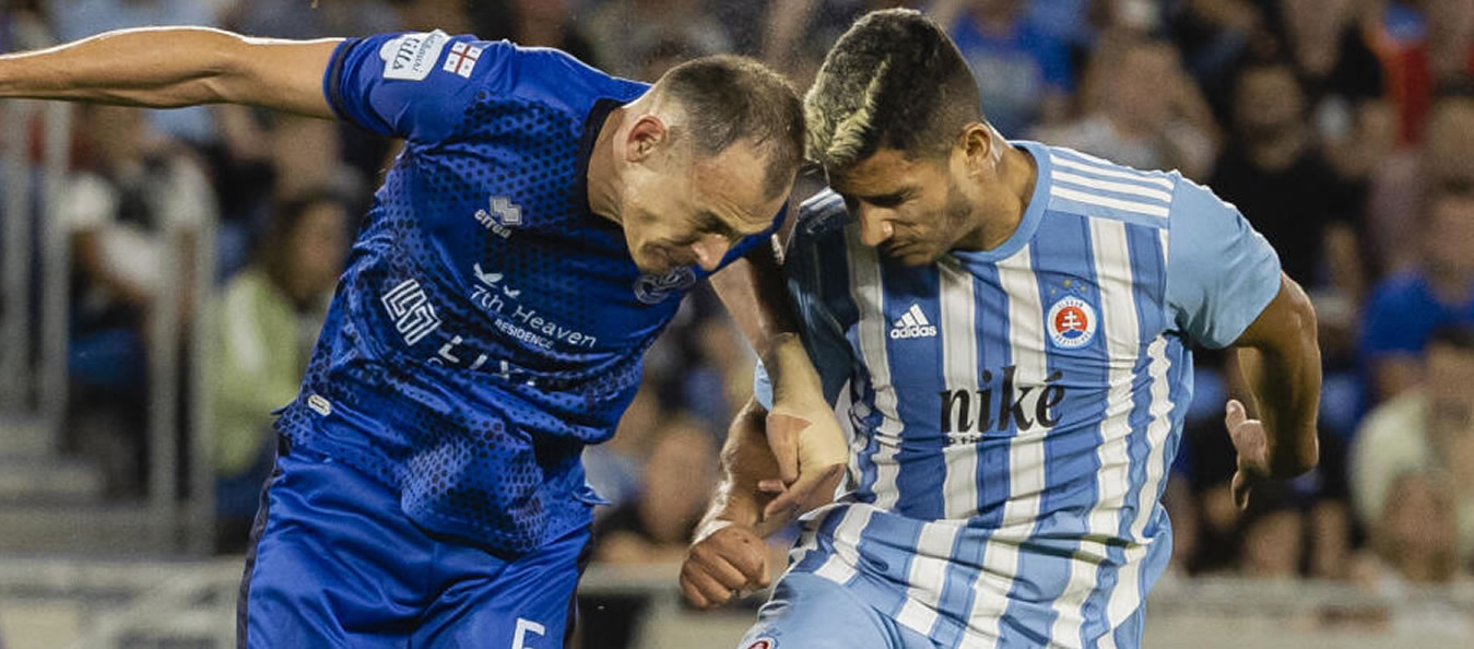 Eric Ramírez debutó con el Slovan en la Champions League - lavinotinto.com